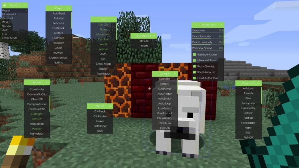 Minecraft Wolfram Hacked Client Download - WiZARDHAX.com
